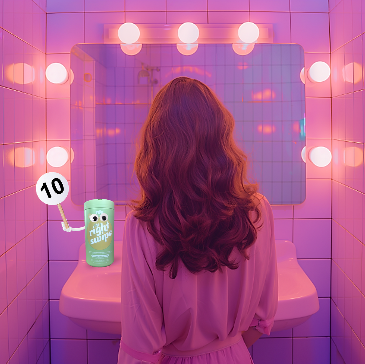 the right swipe wipes